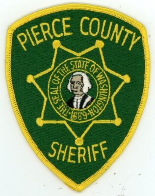 WASHINGTON WA PIERCE COUNTY SHERIFF NICE SHOULDER PATCH POLICE | eBay
