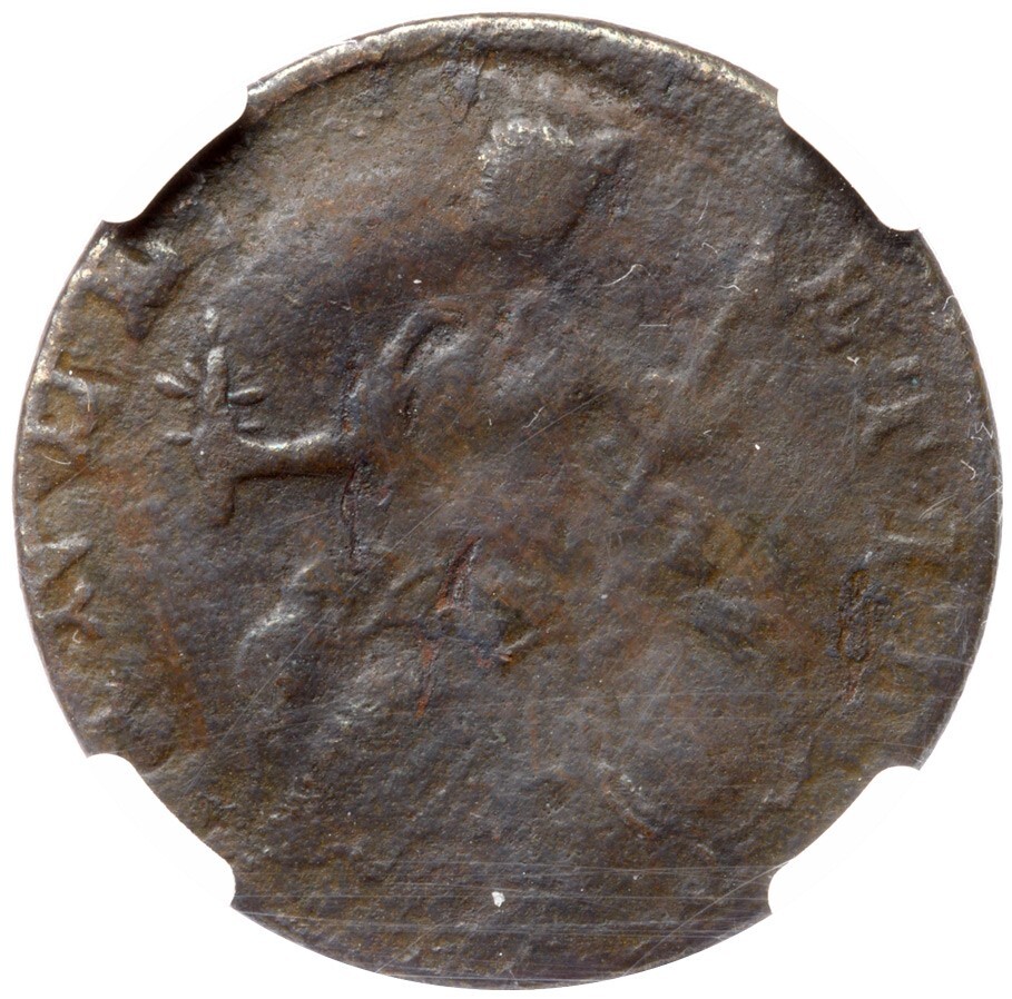 1786 M 5.3-N R-2 NGC XF Details Hercules Connecticut Colonial Copper ...