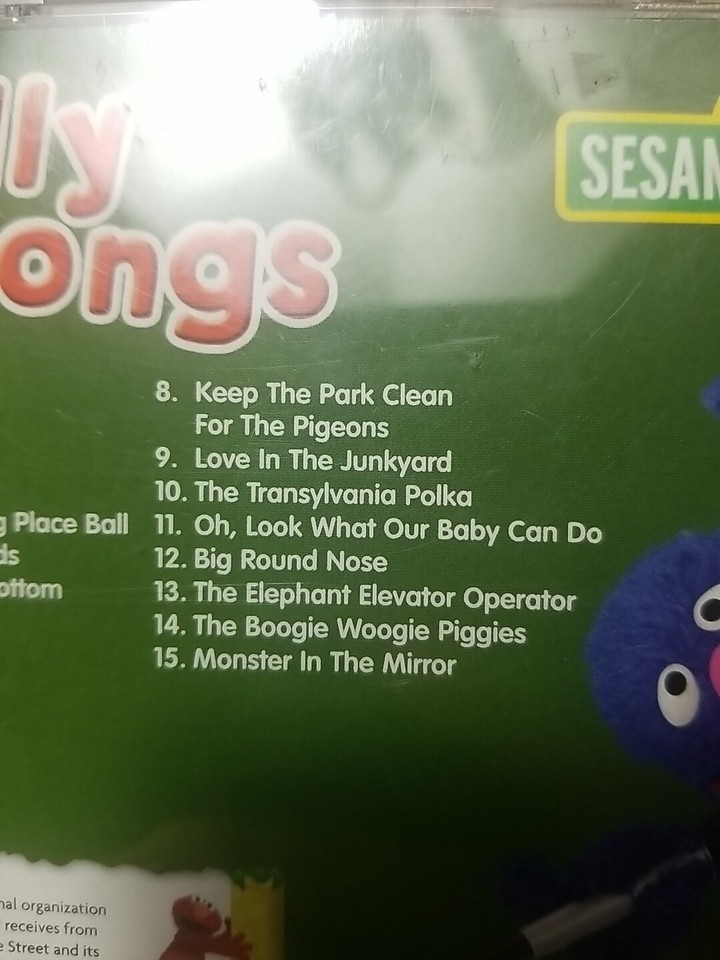 Sesame Street " Silly Songs" CD 2009 E1 Distribution (USA) 99923203124 ...