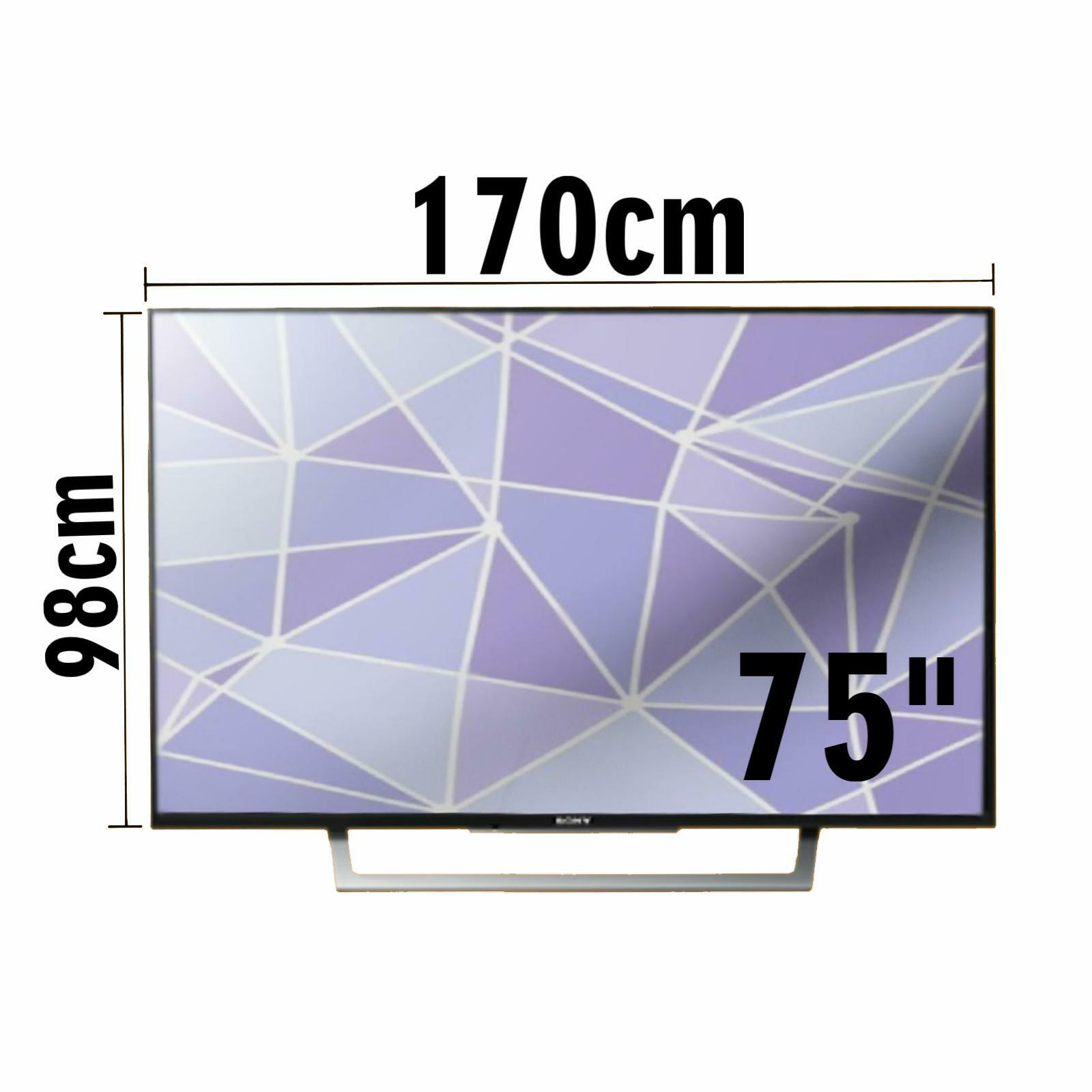 TV Screen Protector 75 inch Clear TV Shield 75" (width 170cm x height ...
