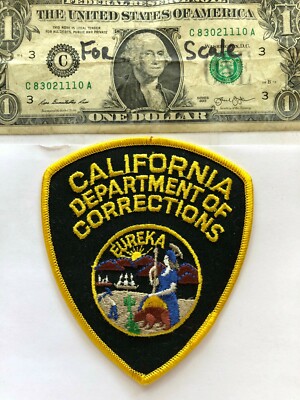 California Dept.of Corrections Police Patch Un-sewn great condition | eBay