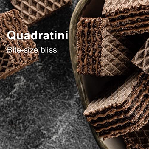 Loacker Quadratini Premium Double Choc Wafer Cookies, 250g/8.82oz ...