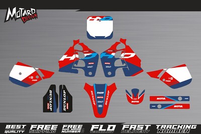 Graphics Kit for Honda CR 125 R 1989 1990 Decals Stickers by Motard ...