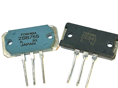 2SD845 + 2SB755 NPN + PNP 15A 150W BY TOSHIBA | eBay