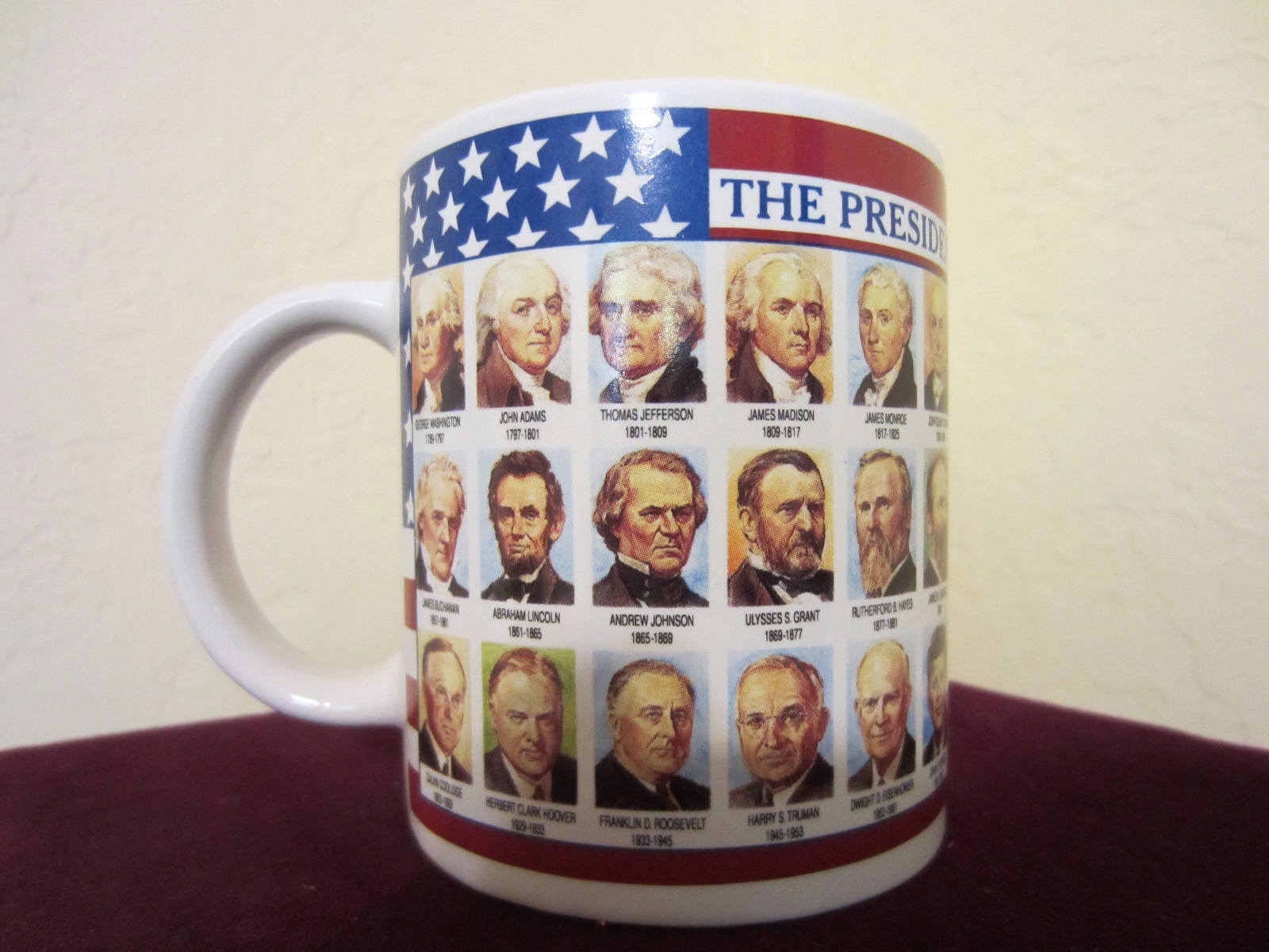 Stunning VTG Unique Collectible The Presidents of the USA Tea/Coffee ...
