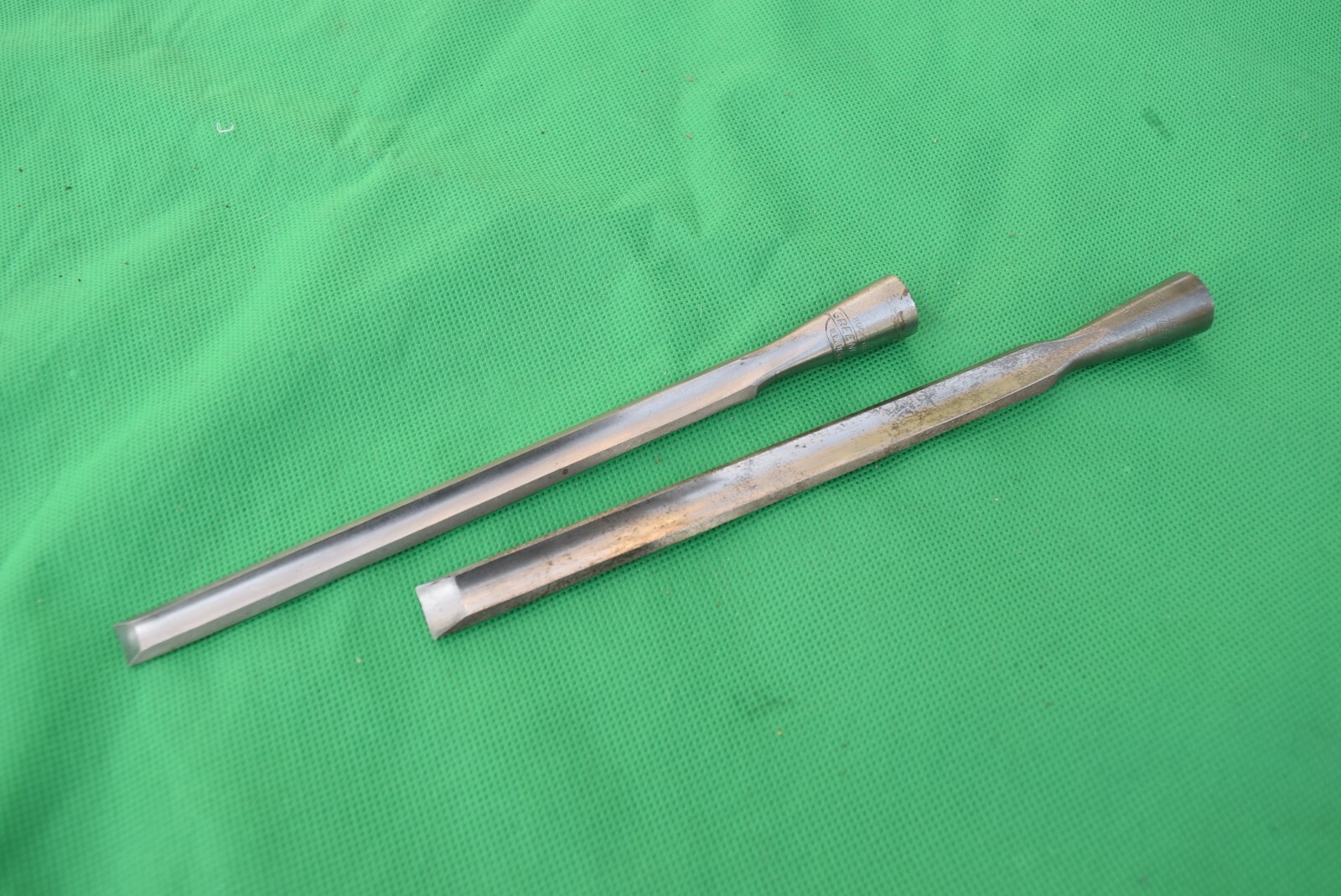 Vintage Greenlee Socket Firmer 3/8''x7 3/4 long &1/2 x7 3/4 Long. | eBay