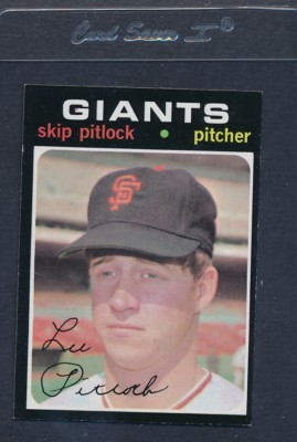 1971 Topps #019 Skip Pitlock Giants EX/MT *5656 | eBay