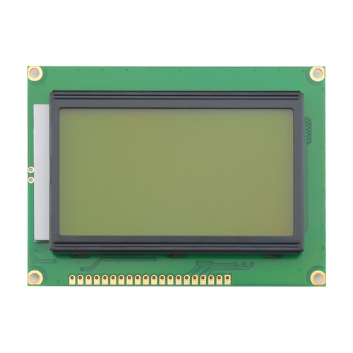12864 5V LCD Display Module 128x64 Dots Graphic Matrix Yellow green ...