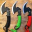 Tactical Zombie Tomahawk Throwing Fixed Blade Axe Hatchet Camping ...