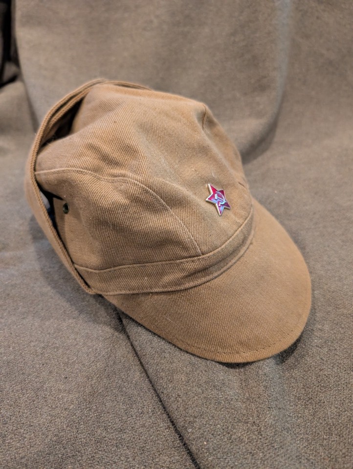 SOVIET RUSSIAN AFGHANISTAN WAR TAN FIELD CAP HAT 1980'S MEDIUM SIZE | eBay