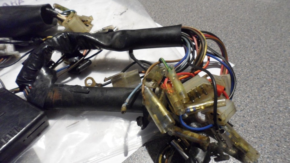 VINTAGE CLASSIC ORIGINAL YAMAHA RD 250 E/F USED WIRING HARNESS / FUSE ...