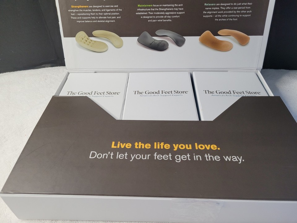 The Good Feet Store 3 Step System-Complete Set Strengthener Maintainer ...