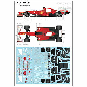 Studio 27 1/20 Ferrari F2012 GermanGP Convesion Kit Compatible Fujimi 1 ...