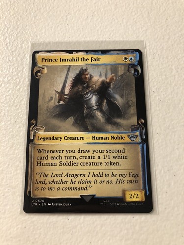Prince Imrahil The Fair Showcase Scrolls NON Foil Lord Of The Rings LTR ...