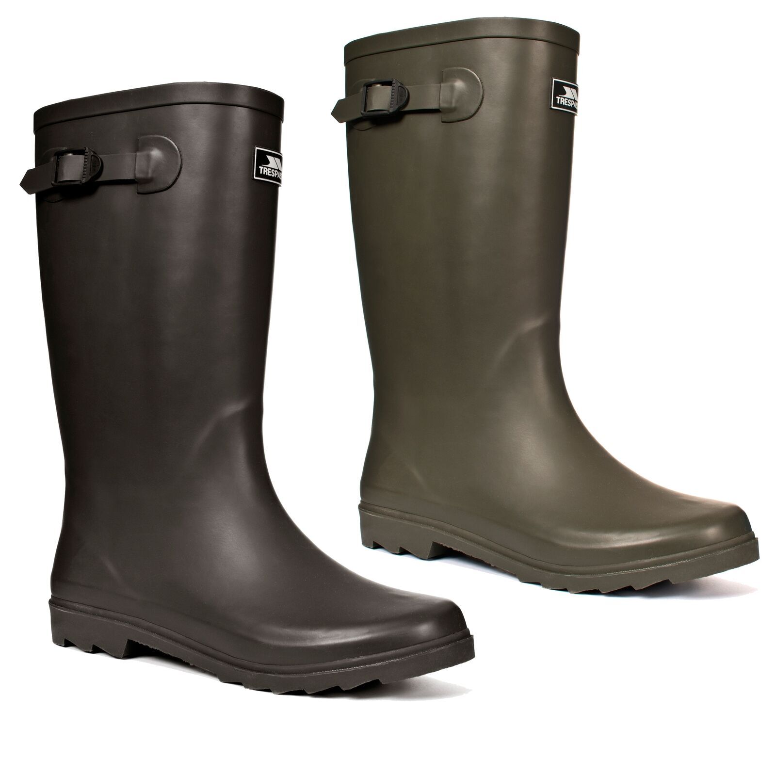 Trespass Mens Waterproof Wellies Rubber Wellington Boots Recon X | eBay
