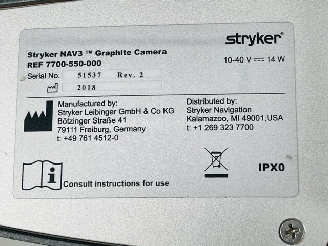Stryker NAV3i Platform Surgical Navigation System 7700-800-000 MFG 2018 ...
