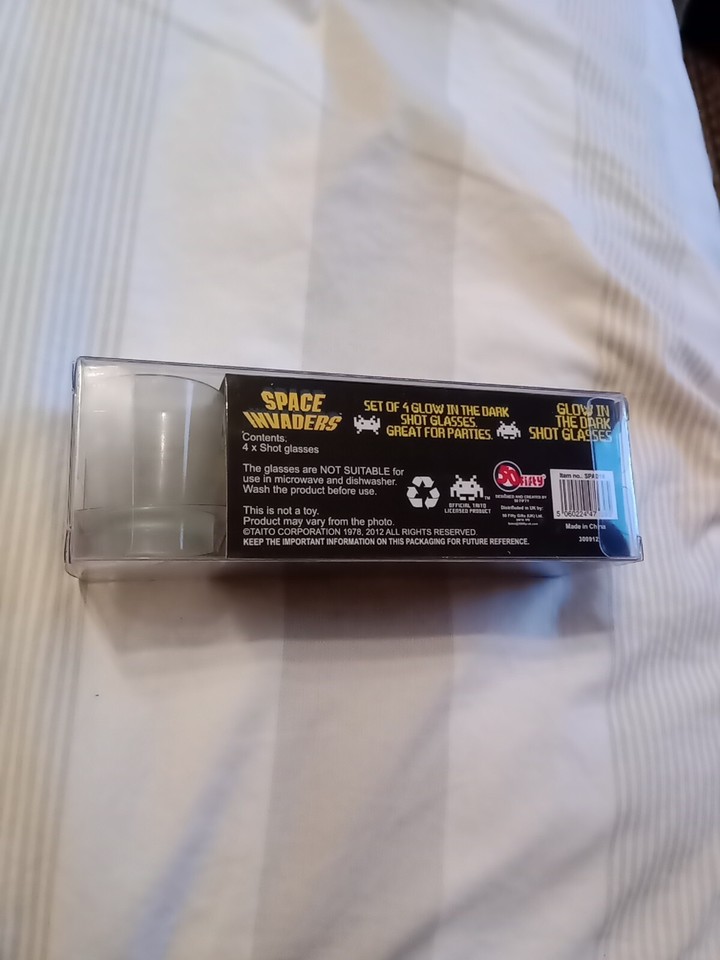 Space Invaders Glow In The Dark Shot Glasses | eBay