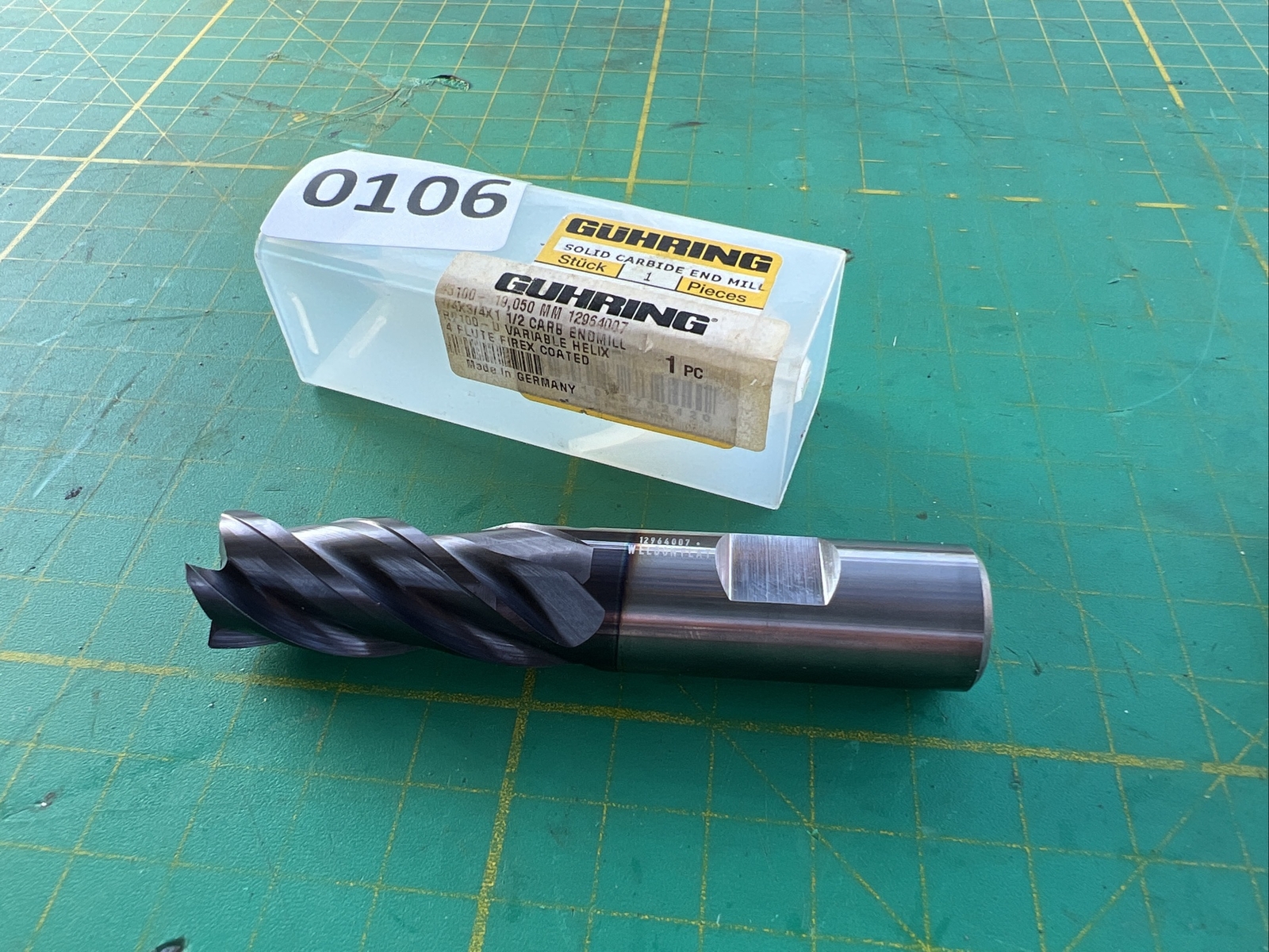 GUHRING 3/4X3/4X1-1/2 4FLUTE ENDMILL NEW | eBay
