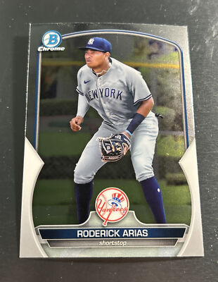 2023 Bowman Chrome Roderick Arias #BCP-135 Prospects New York Yankees ...
