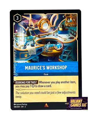 Disney Lorcana TCG Maurice's Workshop 168/204 Rare Non-Foil | eBay