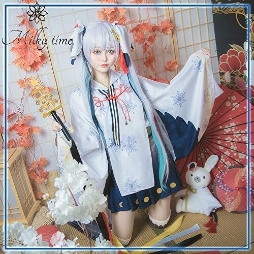 Snow Miku with Wig 2018 Yukitancho Shrine Maiden VOCALOID Hatsune Miku ...