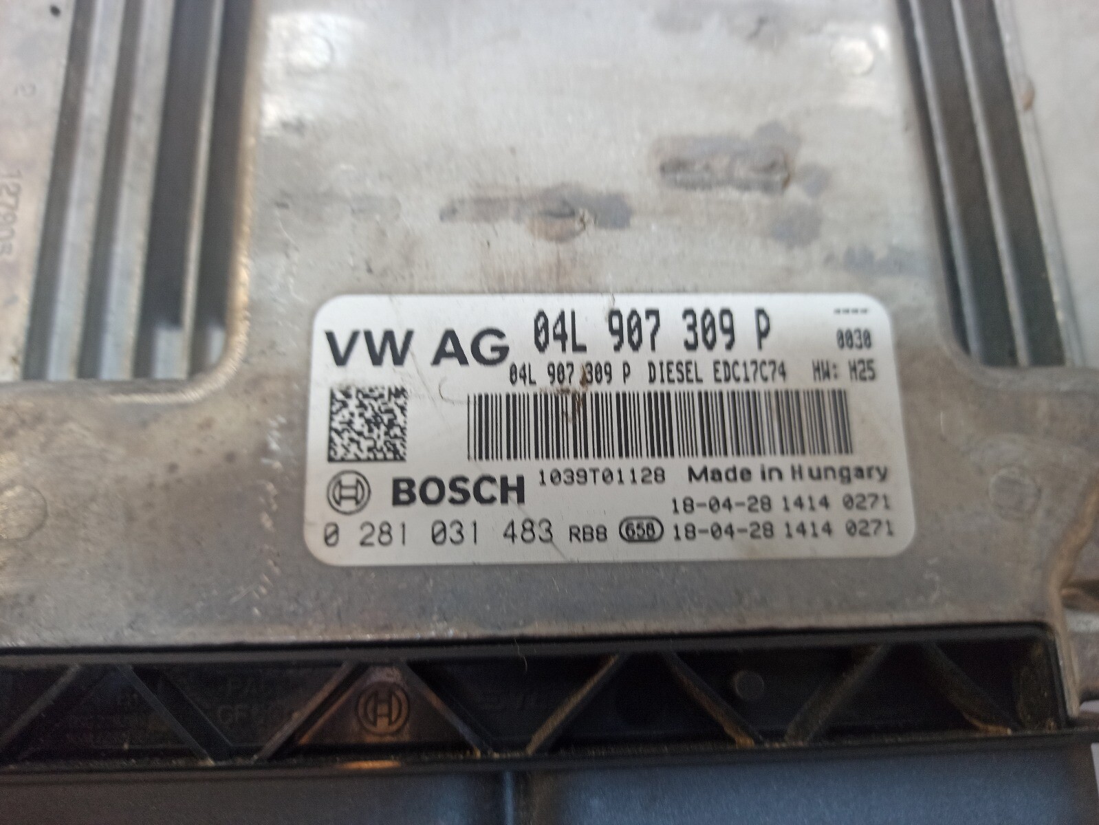 Skoda Kodiaq 2017-2020 Engine Control Unit ECU 04L907309P Genuine OEM ...