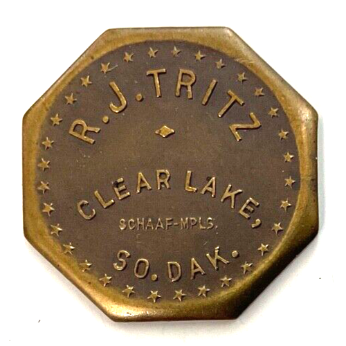 Clear Lake South Dakota R.J. Tritz Token | eBay