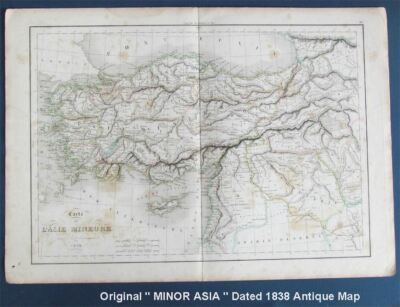 Pre-1900 - Hand Tinted Map