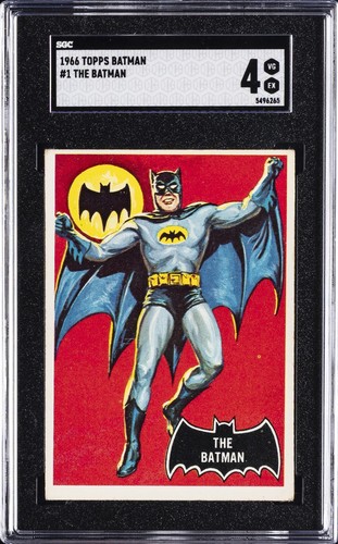 1966 TOPPS BATMAN #1 THE BATMAN SGC 4 | eBay