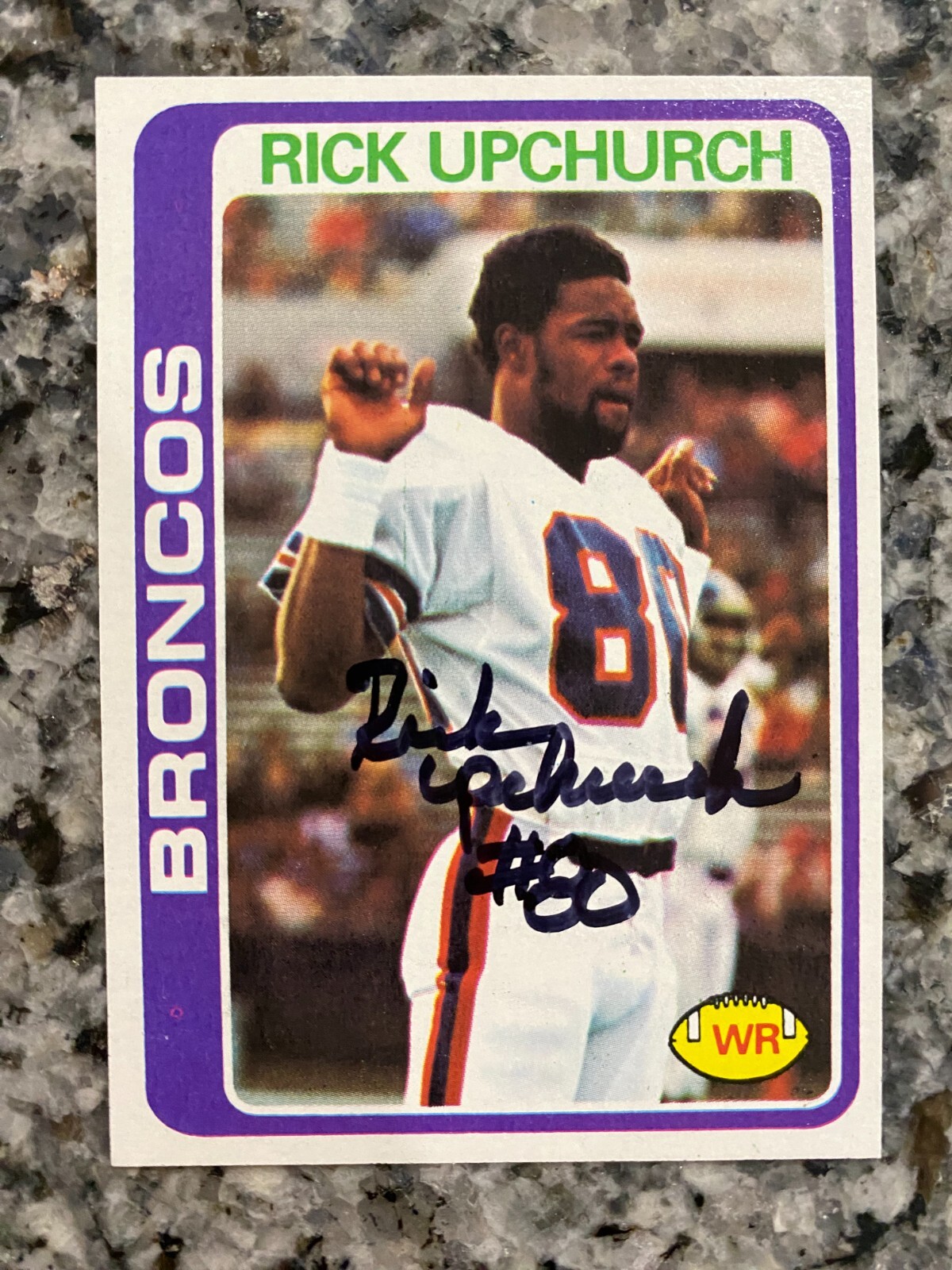 Rick Upchurch Signed Denver Broncos Card 1978 Topps | eBay