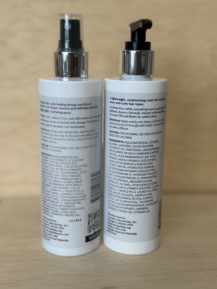 1-Reventin CURL ENHANCING Spray Defines Curls & Bounce & 1-Mega Curl ...