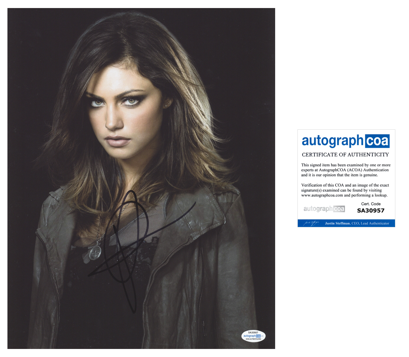 Vampire Diaries Origials Phoebe Tonkin Autographed Signed 11x14 Photo ...