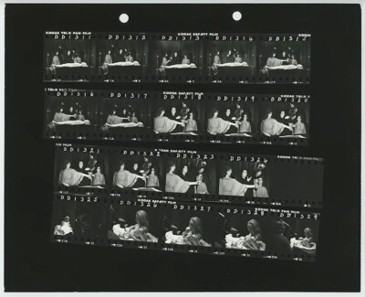 1973 Orig UK Contact Sheet Satanic Rites Of Dracula Peter Cushing Devil ...