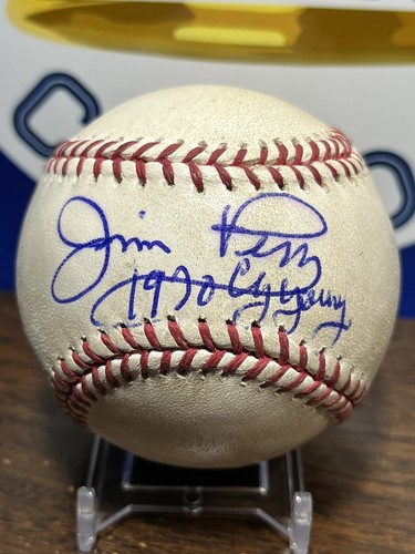 Jim Perry Signed Autographed Baseball MLB 1970 Cy Young Twins Indians ...
