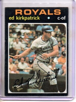 1971 TOPPS ED KIRKPATRICK # 299 (EX/MT/NM) | eBay