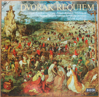DVORAK • REQUIEM • LORENGAR • KERTESZ • 2 LP • EX/EX • DECCA 6.48093 DX ...