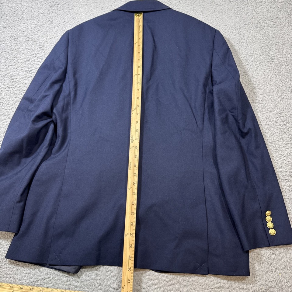 NWT J.Crew Men's 42R Classic Thompson University Blazer Navy - Gold ...