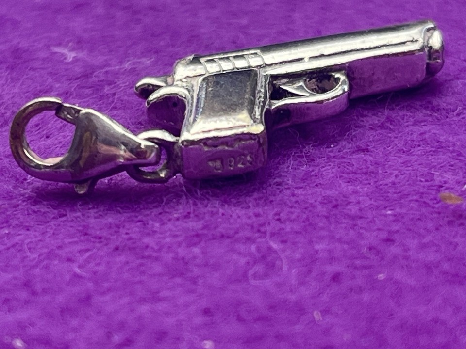 Thomas Sabo Silver Gun Charm | eBay UK