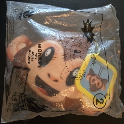 McDonalds Plush Emoji Movie Toy Monkey 4" #2 Happy Meal 2017 McPlay ...