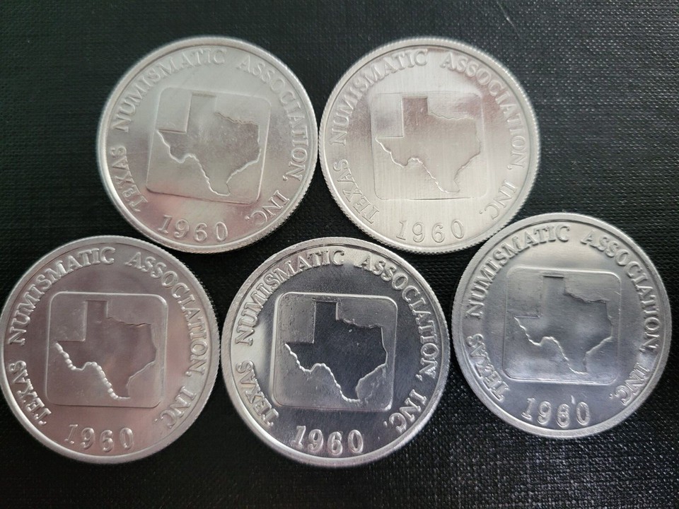 Texas Numismatic Association Tokens - 1995 - 1999 | eBay