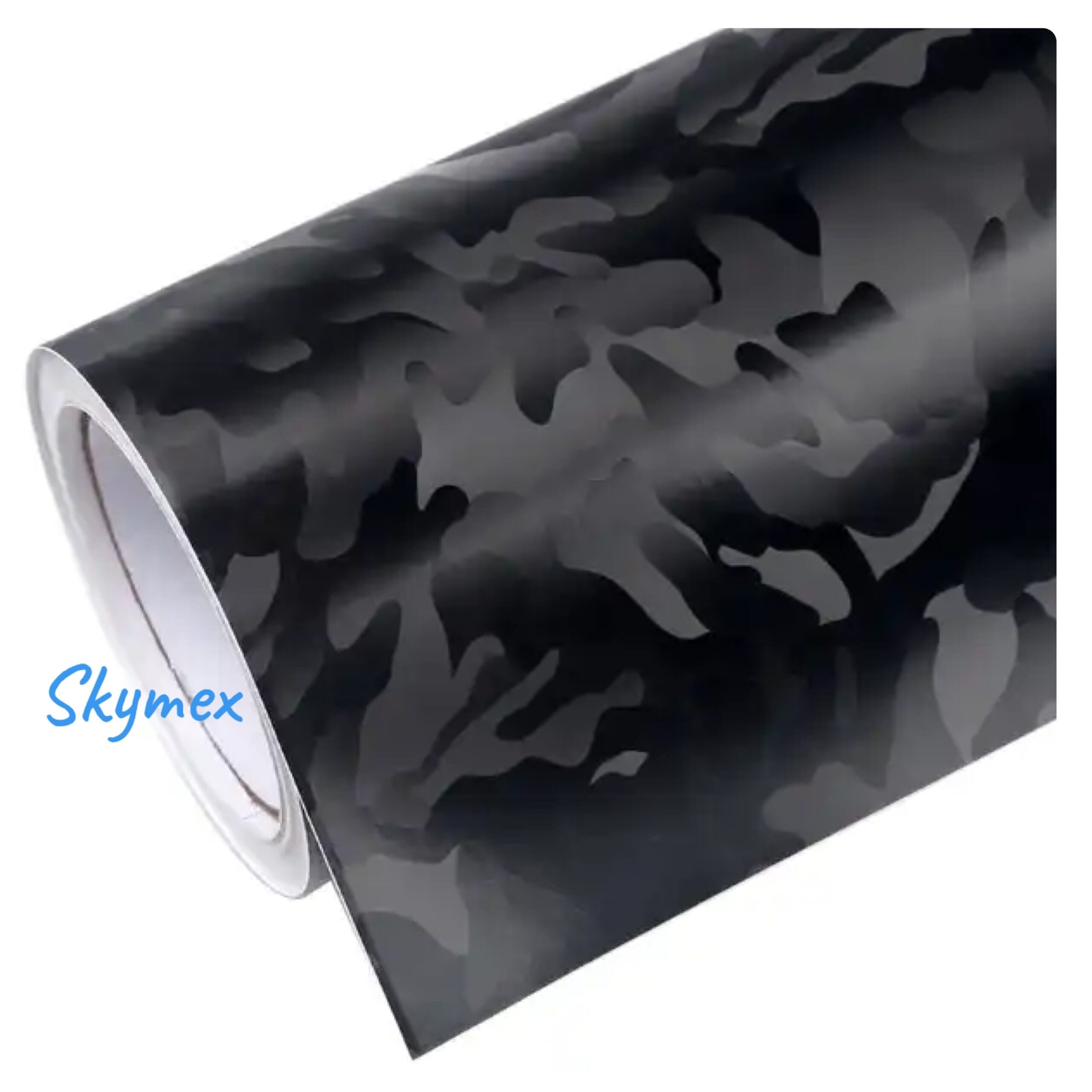 Car Vinyl Wrap Ghost Black Sticker Decal Film Bubble Free Camouflage ...