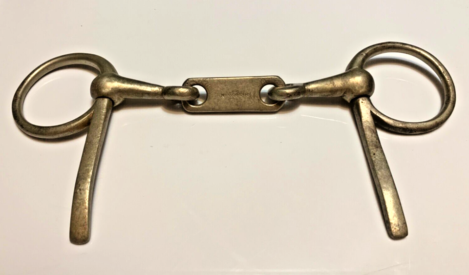 Dr. Bristol Half Cheek Snaffle Horse Bit for Harness Racing, Carriage ...