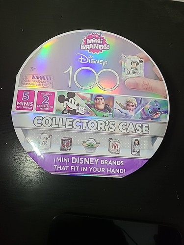 Mini Brands Exclusive Disney 100 Platinum Collectors Case Zuru 5 Minis ...