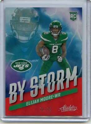 2021 Absolute By Storm Spectrum Red #BST-14 Elijah Moore 70/75 | eBay