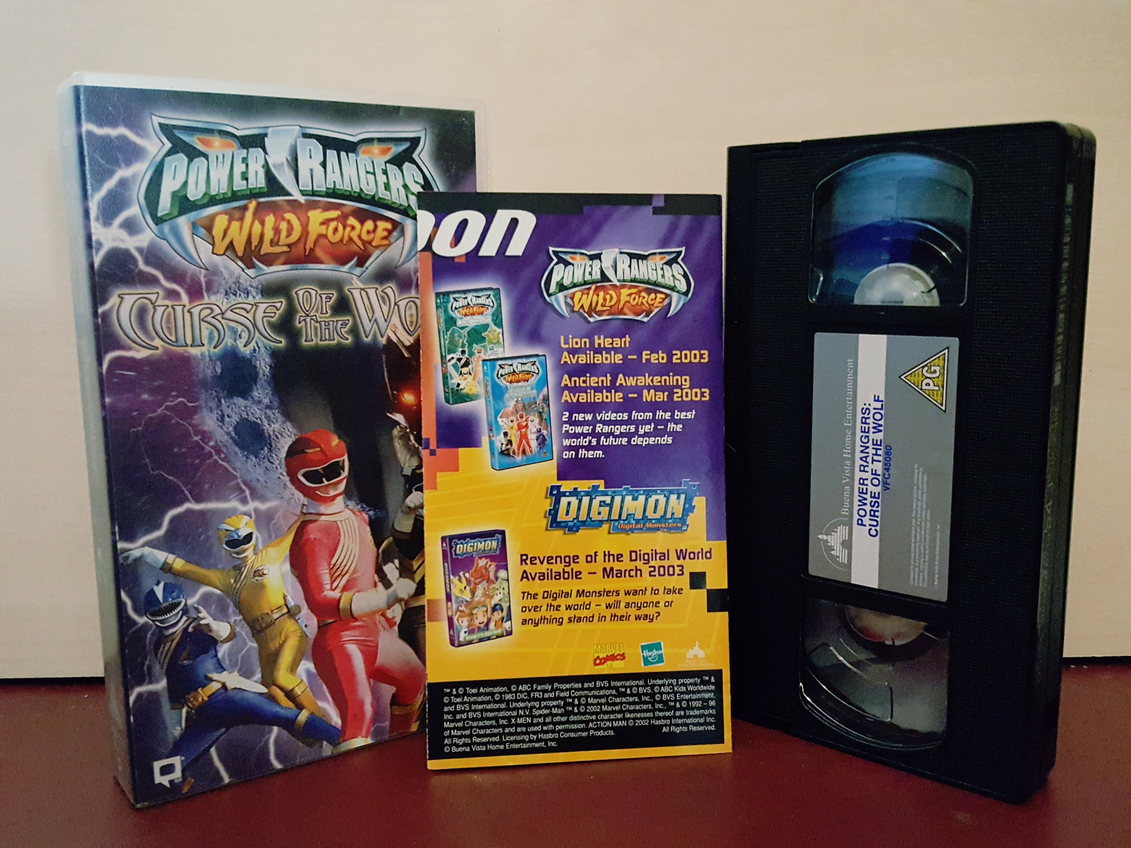 Power Rangers Wild Force - Curse if the Witch - PAL VHS Video Tape ...