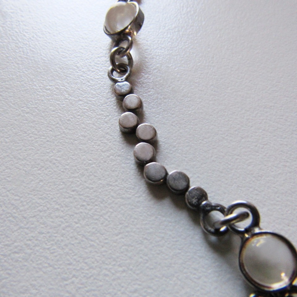 Art Deco Rock Quartz Bubble Pools of Light Necklace | eBay