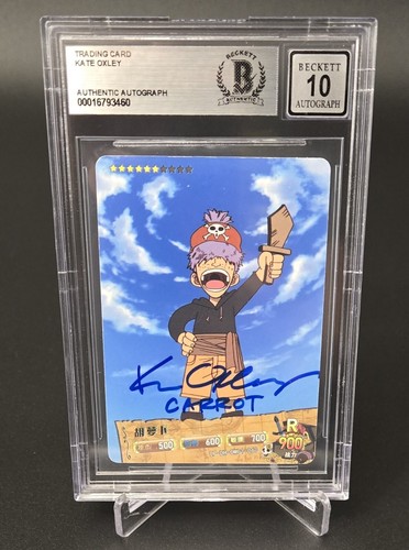 Carrot One Piece Signed Card Autograph Kate Oxley TCG Slab Beckett COA ...