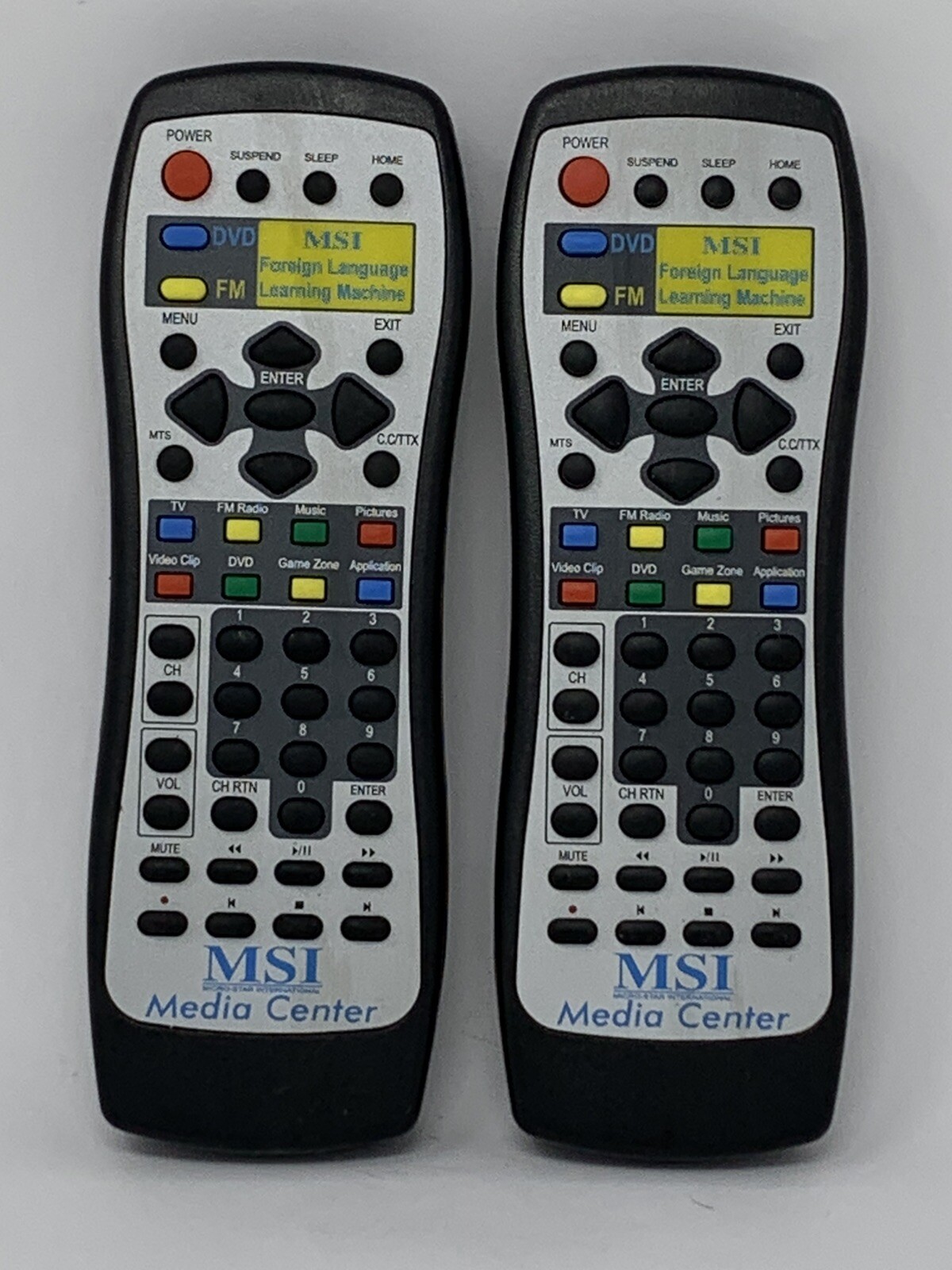 MSI Media Center Remote Control Original NEW FOREIGN LANGUAGE LEARNING ...
