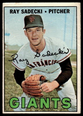 1967 Topps Ray Sadecki #409 San Francisco Giants Baseball Card | eBay