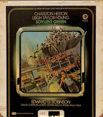 Soylent Green (1973) Vintage CED RCA SelectaVision VideoDisc TESTED ...